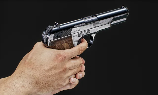 Unreal Engine asset – Animated FPS Loaded 3-Pistol Guns Pack