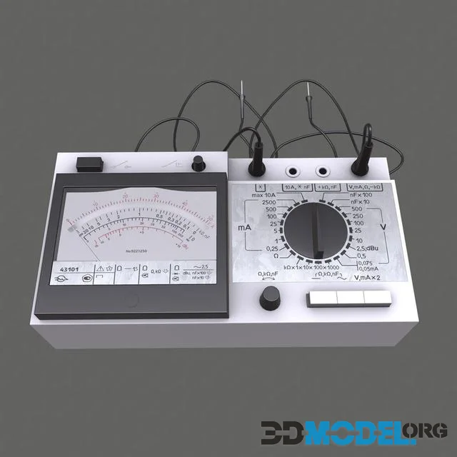 3D Model – Arrow multimeter Low-poly (PBR)