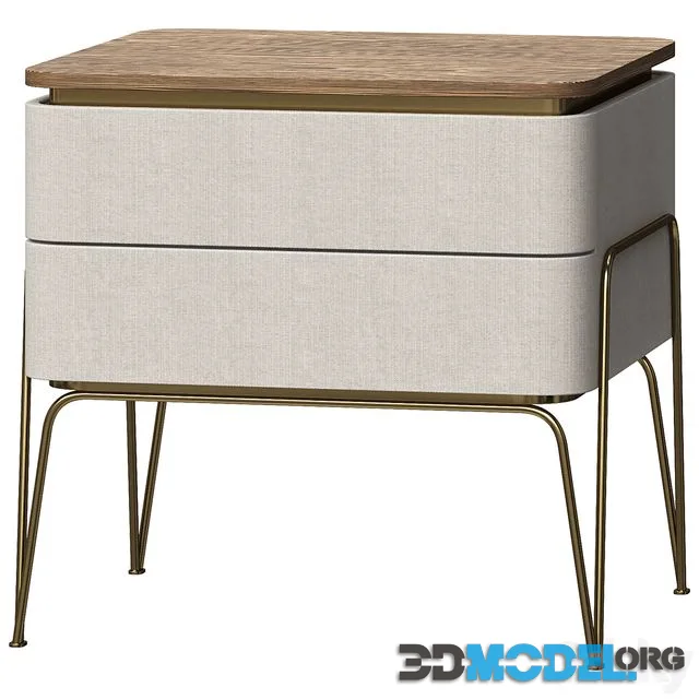 3D Model – Bedside table LUXURY VISN 35834-29