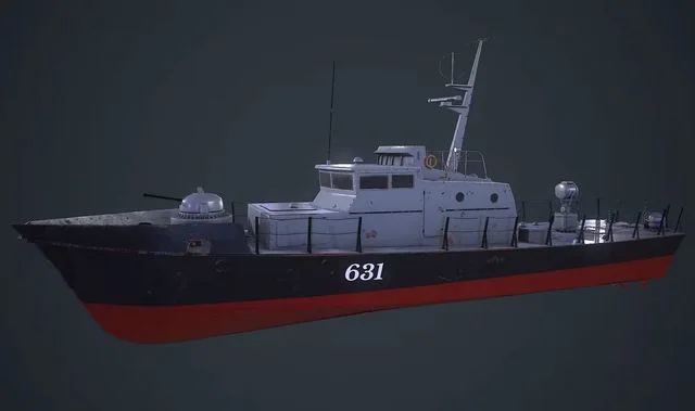 3D Model – Boat project 1400m Grif
