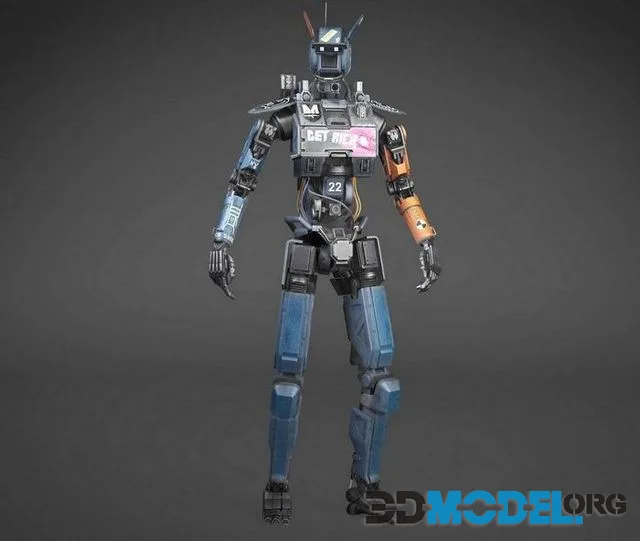 3D Model – Chappie Robot (PBR)