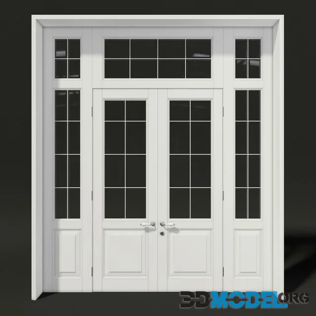 3D Model – Classic wooden door
