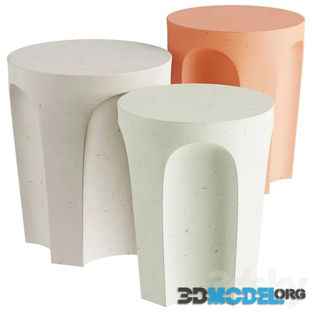 3D Model – COLOSSEO OUTDOOR SMALL TABLES