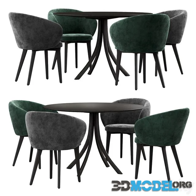 3D Model – Expormim Falcata dining set