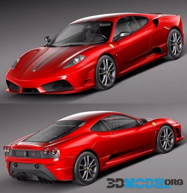 3D Model – Ferrari F430 Scuderia (PBR)