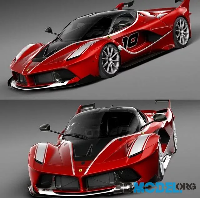 3D Model – Ferrari FXX K 2015 (PBR)