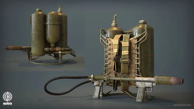 3D Model – Flame Thrower V1 (PBR)