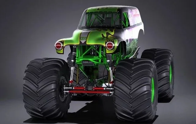 3D Model – Grave Digger Monster Truck (PBR)
