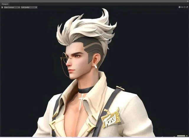 3D Model – Hair stylist (PBR)