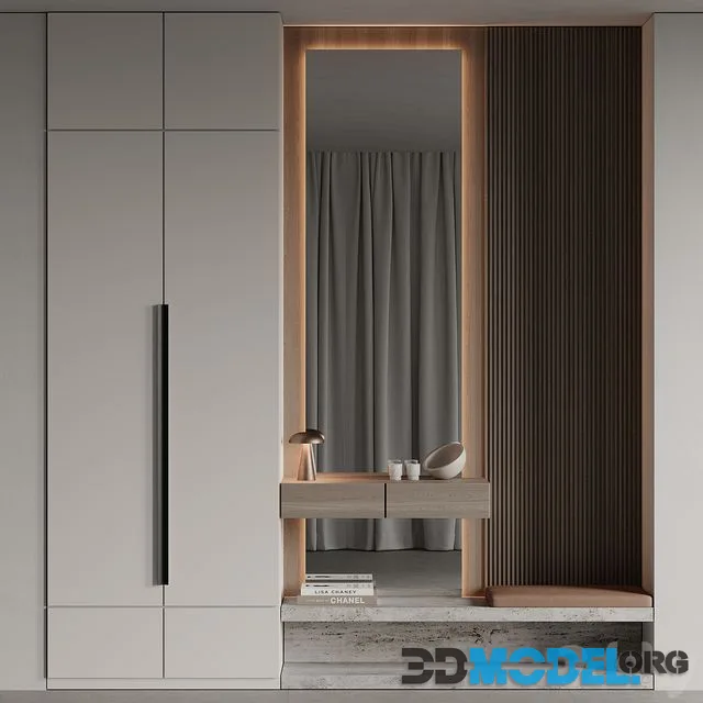 3D Model – Hallway 01 minimalism