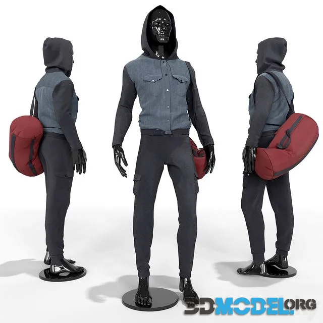 3D Model – Jean jacket
