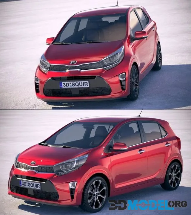 3D Model – Kia Picanto 2019 (PBR)