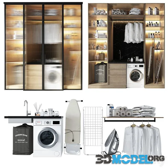 3D Model – Laundry room_2