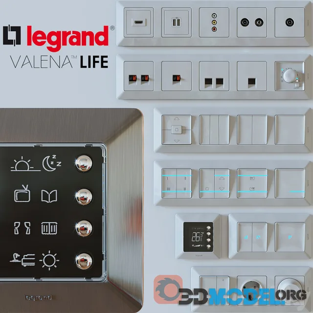 3D Model – Legrand Valena Life