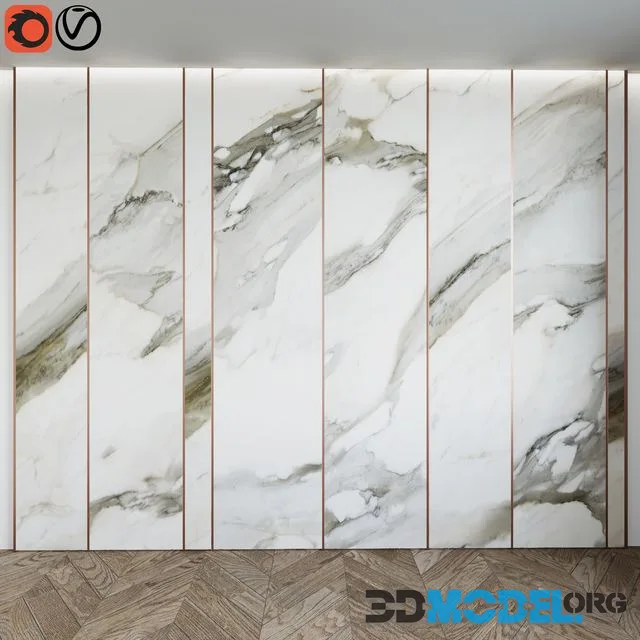 3D Model – Marble Wall Panel