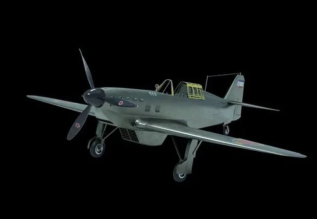 3D Model – Military Aircraft WW2 Low-poly (PBR)