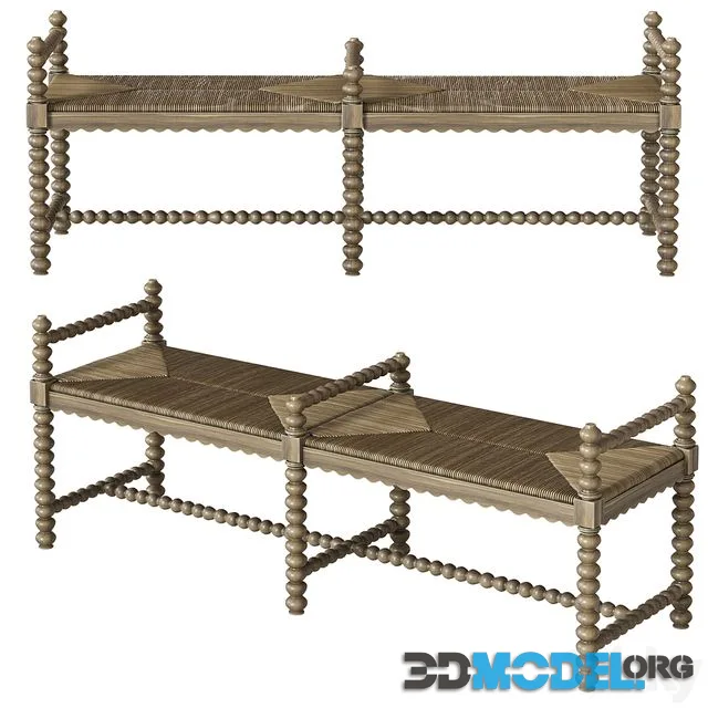 3D Model – Monmouth Bench