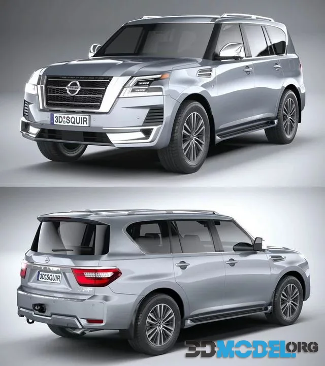 3D Model – Nissan Patrol 2021 (PBR)