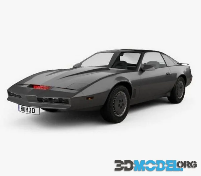 3D Model – Pontiac Firebird KITT 1982