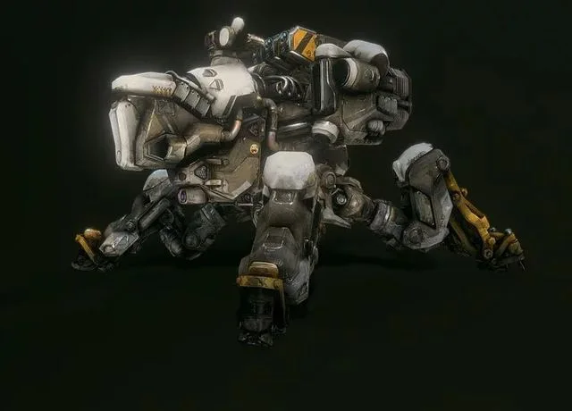 3D Model – Quad Mech (PBR)