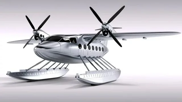3D Model – Seaplane (PBR)