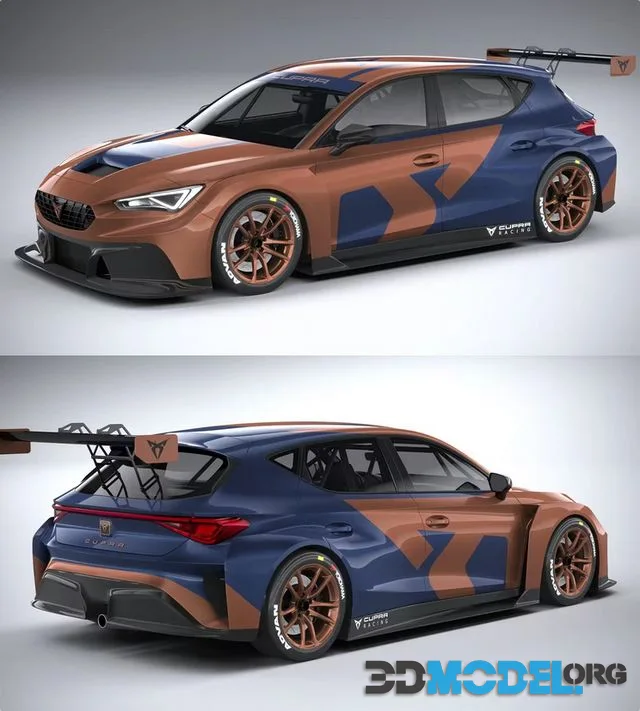 3D Model – Seat Leon Cupra Competicion 2020 (PBR)