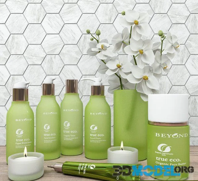 3D Model – Set Beyond natural cosmetics