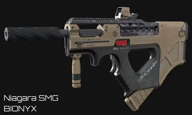 3D Model – SMG concept V1 (PBR)