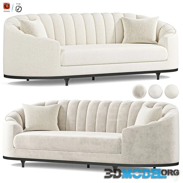 3D Model – Sofa agostino by eichholtz