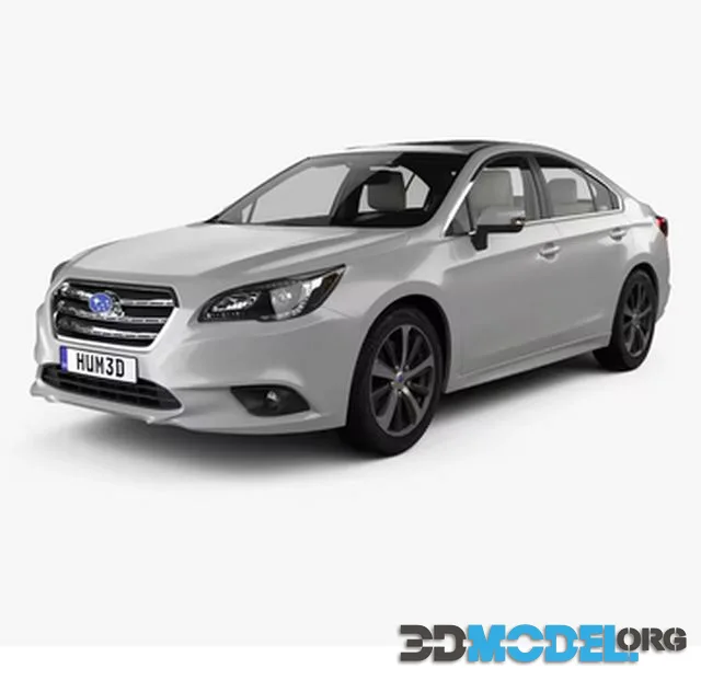 3D Model – Subaru Legacy with HQ interior 2014