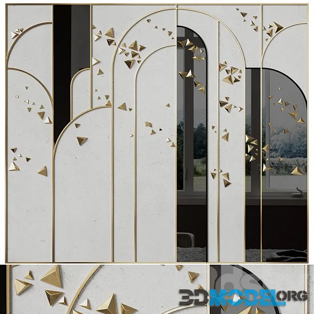 3D Model – Wall Panel 23