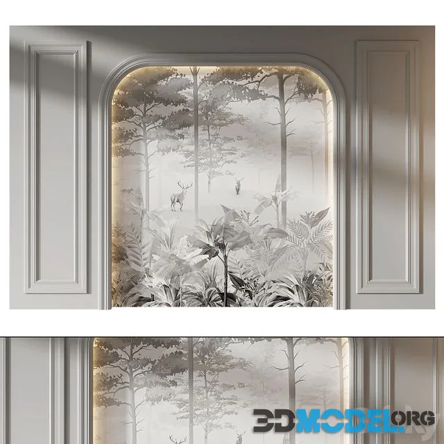 3D Model – Wall panel 969