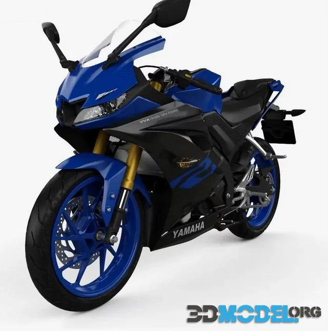 3D Model – Yamaha R15 2020 (PBR)