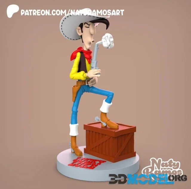 3D Model – Lucky Luke – Printable