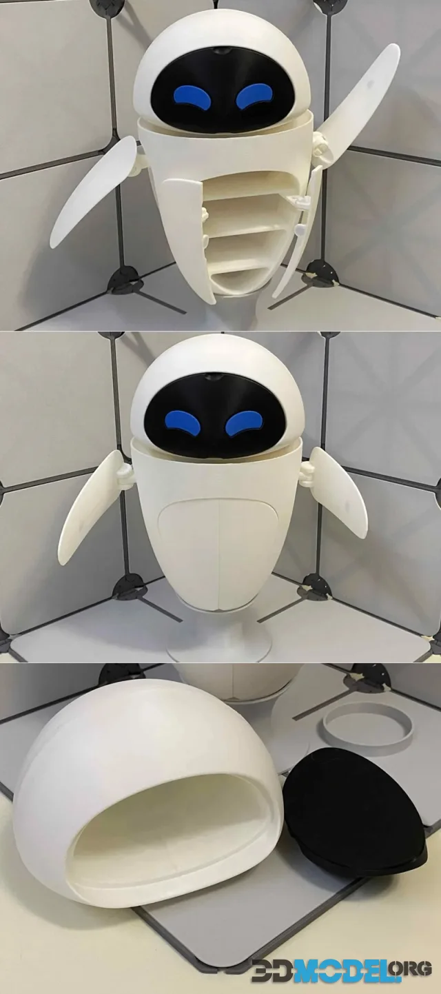 3D Model – Posable EVA (Secret Storage) – Printable