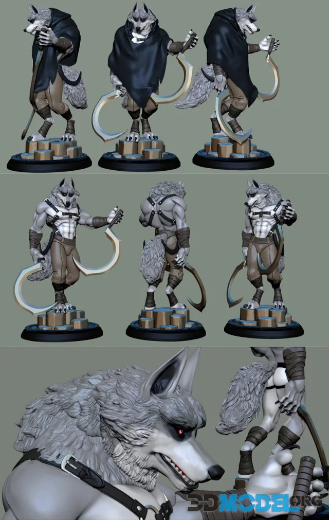3D Model – JustGruff - Death (Extra Edition) – Printable