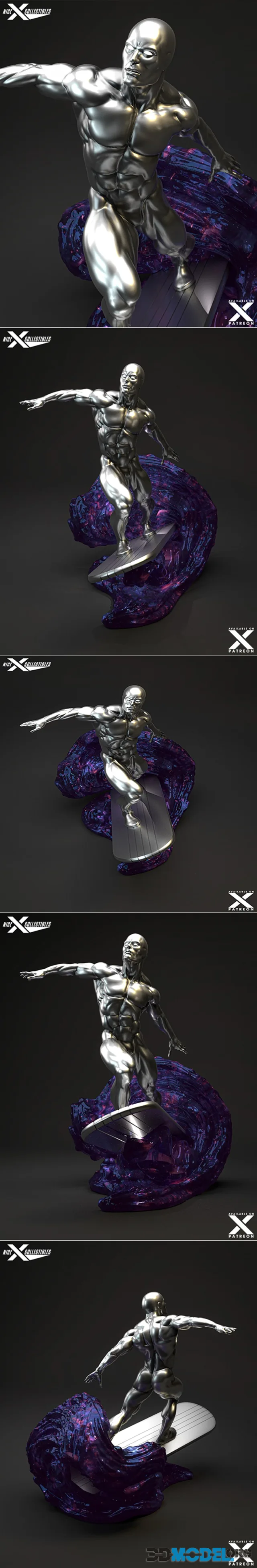 3D Model – Silver Surfer – Printable