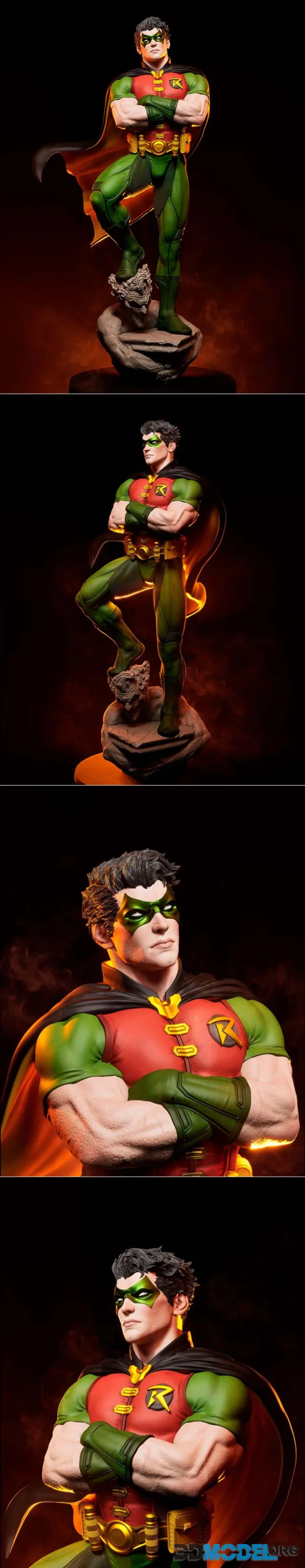 3D Model – PolyMind Studio - Robin – Printable