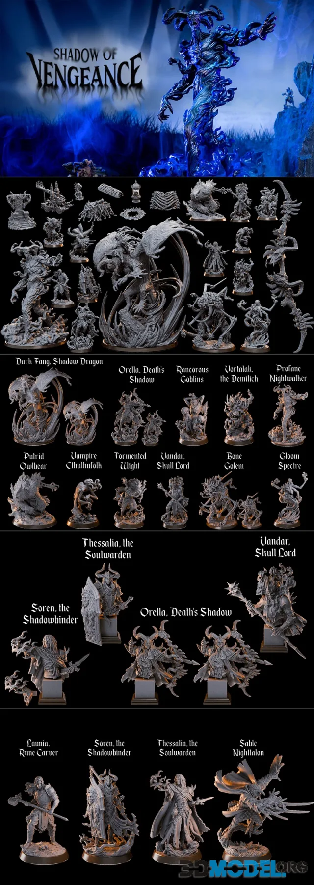 3D Model – Loot Studios - Shadow of Vengeance May 2025 – Printable