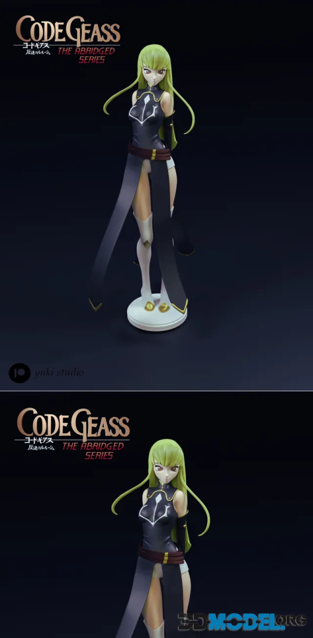 3D Model – Yuki Studio - Code Geass C.C – Printable