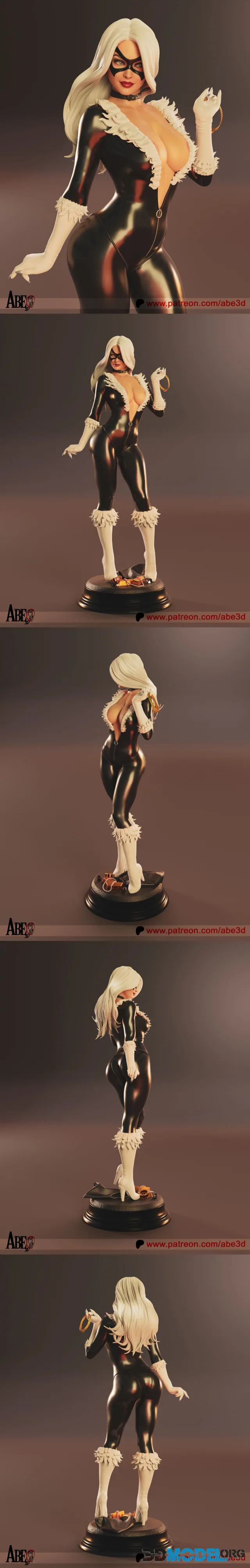 3D Model – Abe3D - Black Cat – Printable