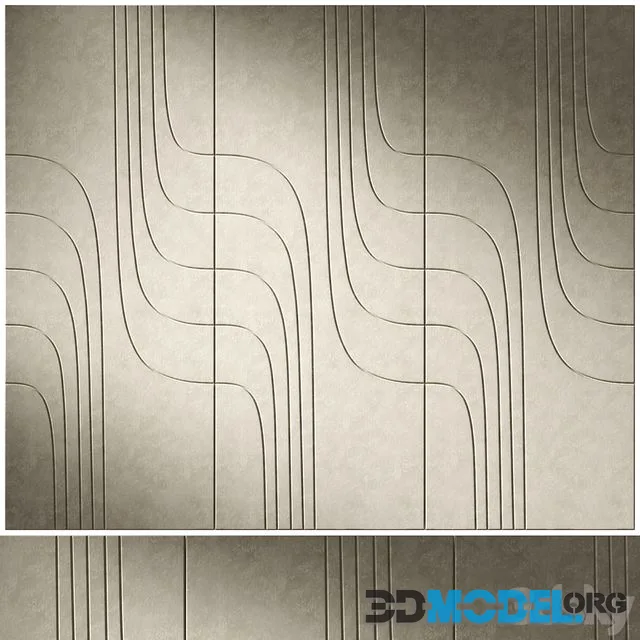 3D Model – 3d panel EchoPanel Ohm by Woven Image