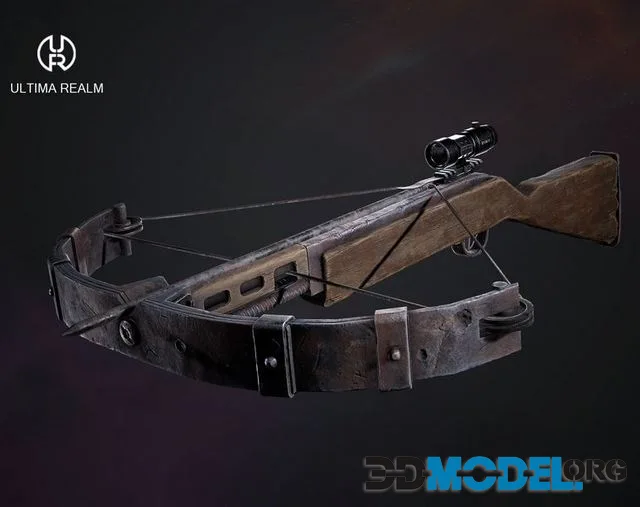 3D Model – Apocalypse Crossbow Low-poly (PBR)