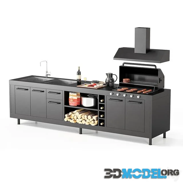 3D Model – Barbecue 40