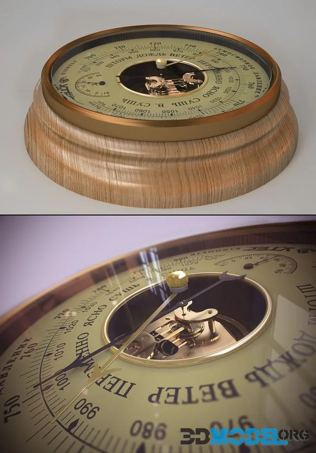 3D Model – Barometer