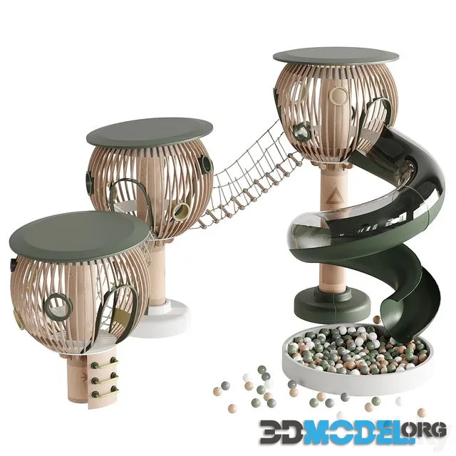 3D Model – Children’s Play Area 2