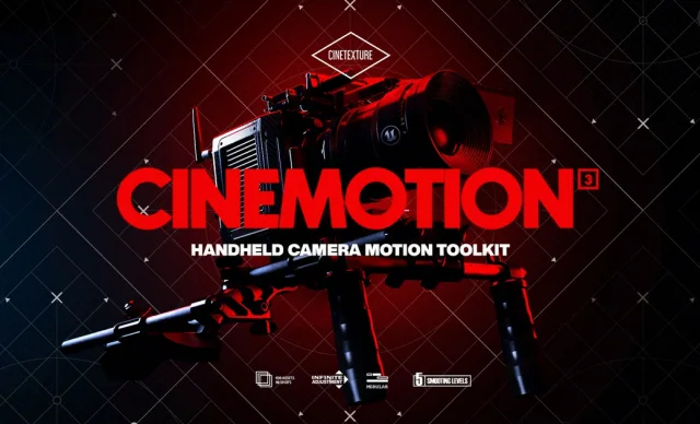 Unreal Engine asset – Cinemotion 3 Real Handheld Camera Motion Kit