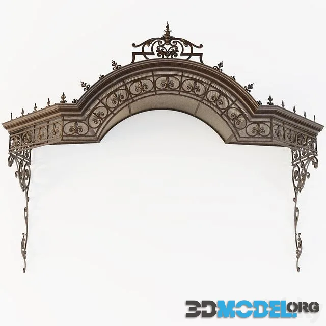 3D Model – Classic canopy forging