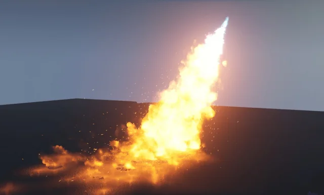 Unreal Engine asset – Dragon Flame FX