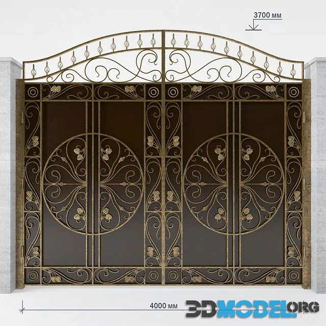 3D Model – Gate (classic style)